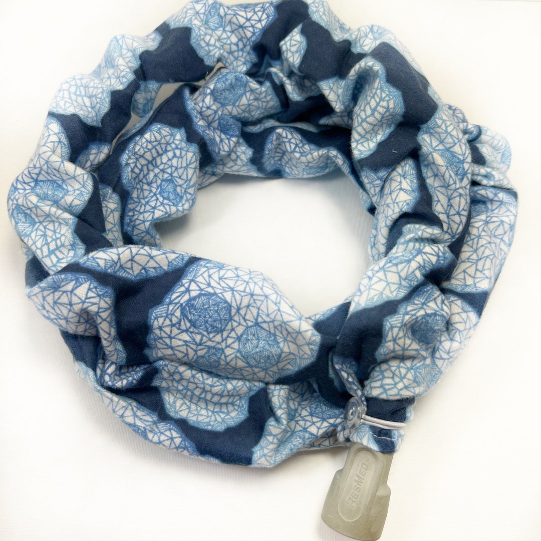 Blue Skeleton Faces, CPAP Hose Cover, Tubing Warmer, CPAP Accessories ...