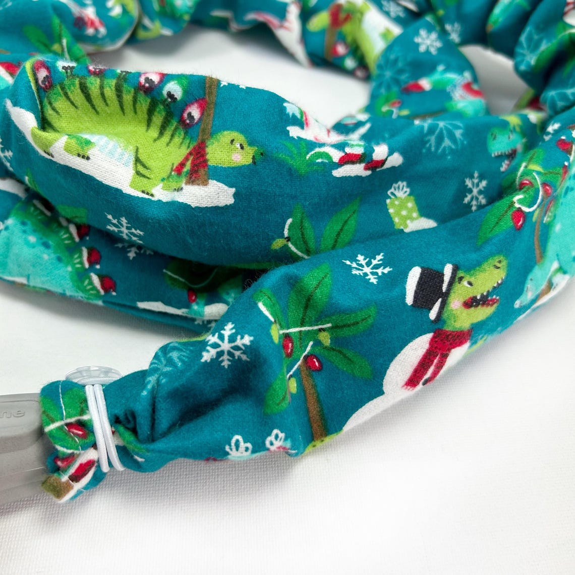 Christmas Dinosaur, CPAP Hose Cover, BIPAP Tubing Sleeve Wrap, Trach ...