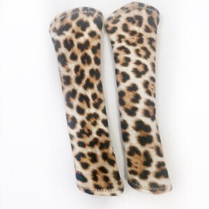 LEOPARD Print Flannel CPAP Cheek Strap Covers, Cheekers, Bipap, Apap ...