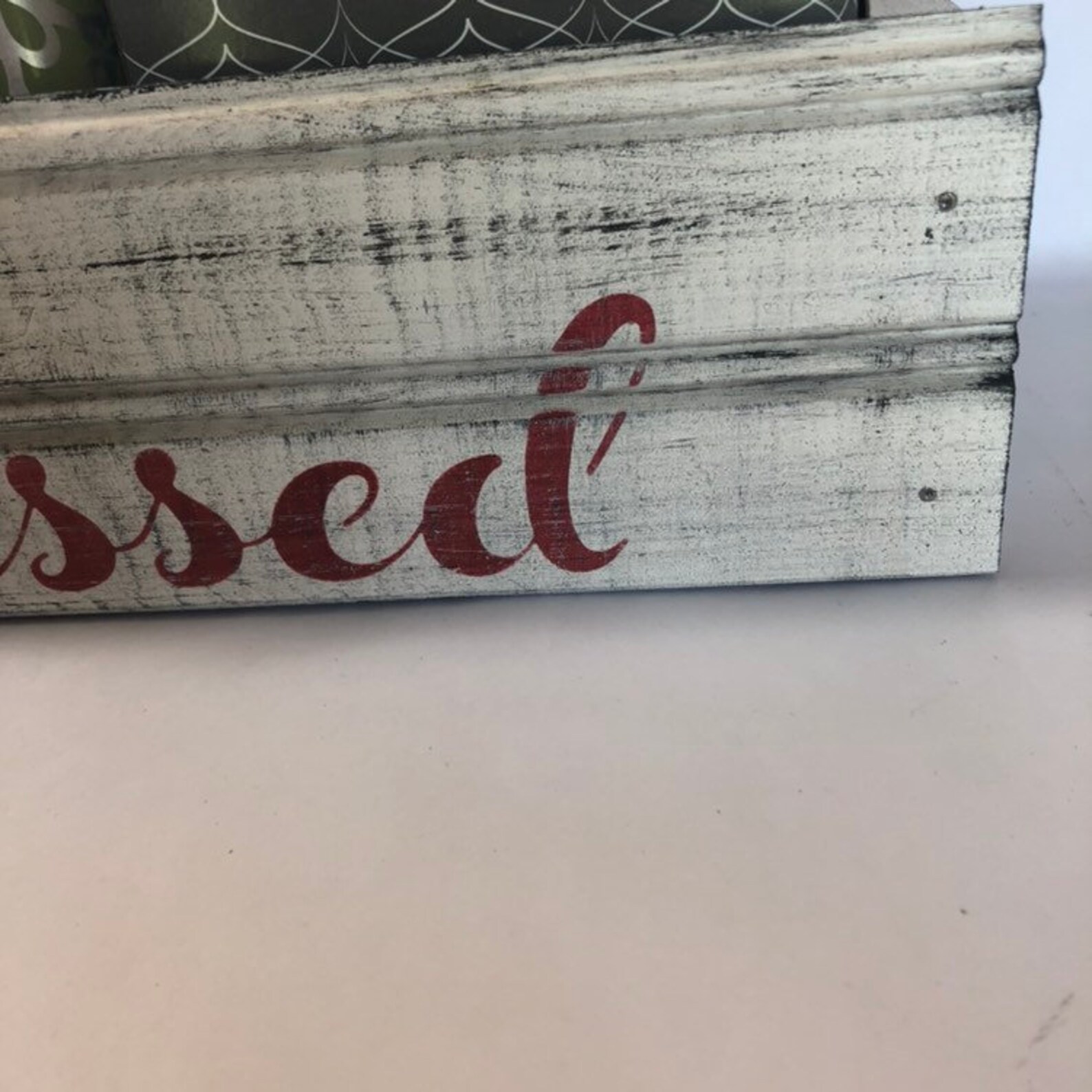 Blessed Farmhouse Style Crate Farmhouse Decor Table | Etsy