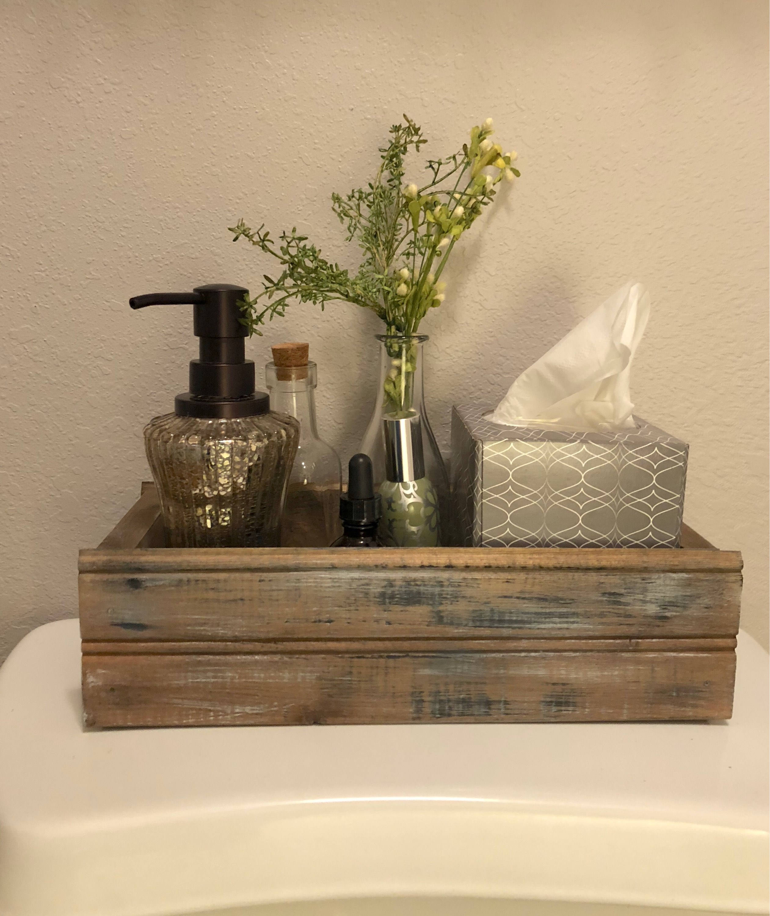 Blessed Farmhouse Style Box for Back of Toilet Farmhouse | Etsy