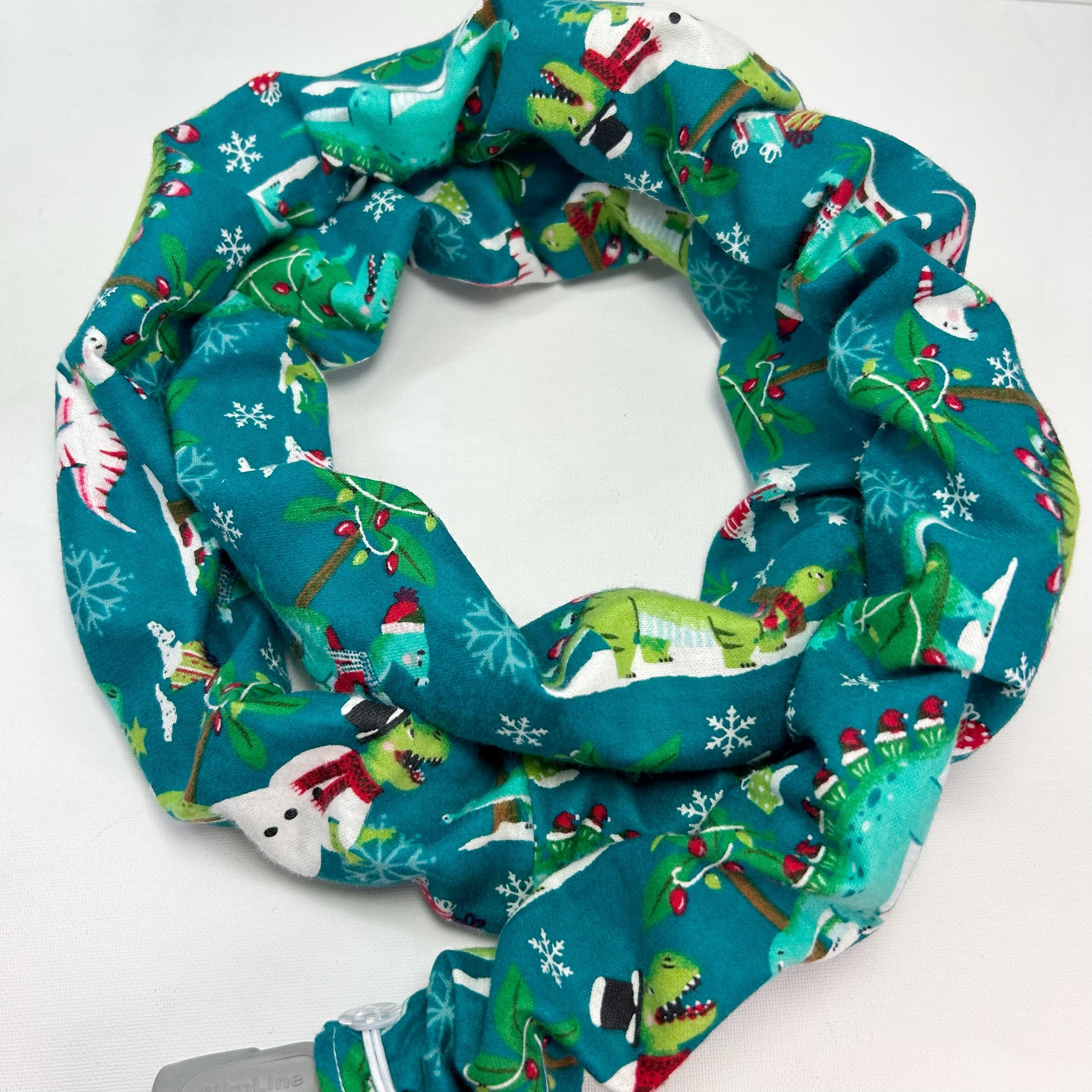 Christmas Dinosaur, CPAP Hose Cover, BIPAP Tubing Sleeve Wrap, Trach ...