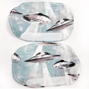 UFO Spacecraft Flannel, CPAP Hose and Cheek Strap Cover Set, Tubing ...