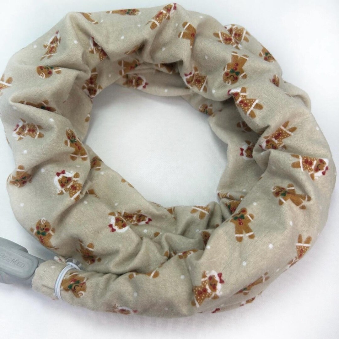 Gingerbread People, CPAP Hose Cover, BIPAP Tubing Sleeve Wrap, Trach ...