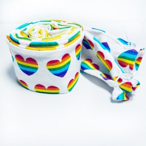 Rainbow Hearts, Pride, CPAP Tubing Cover, Hose Cover Cozy, BIPAP, Vent ...