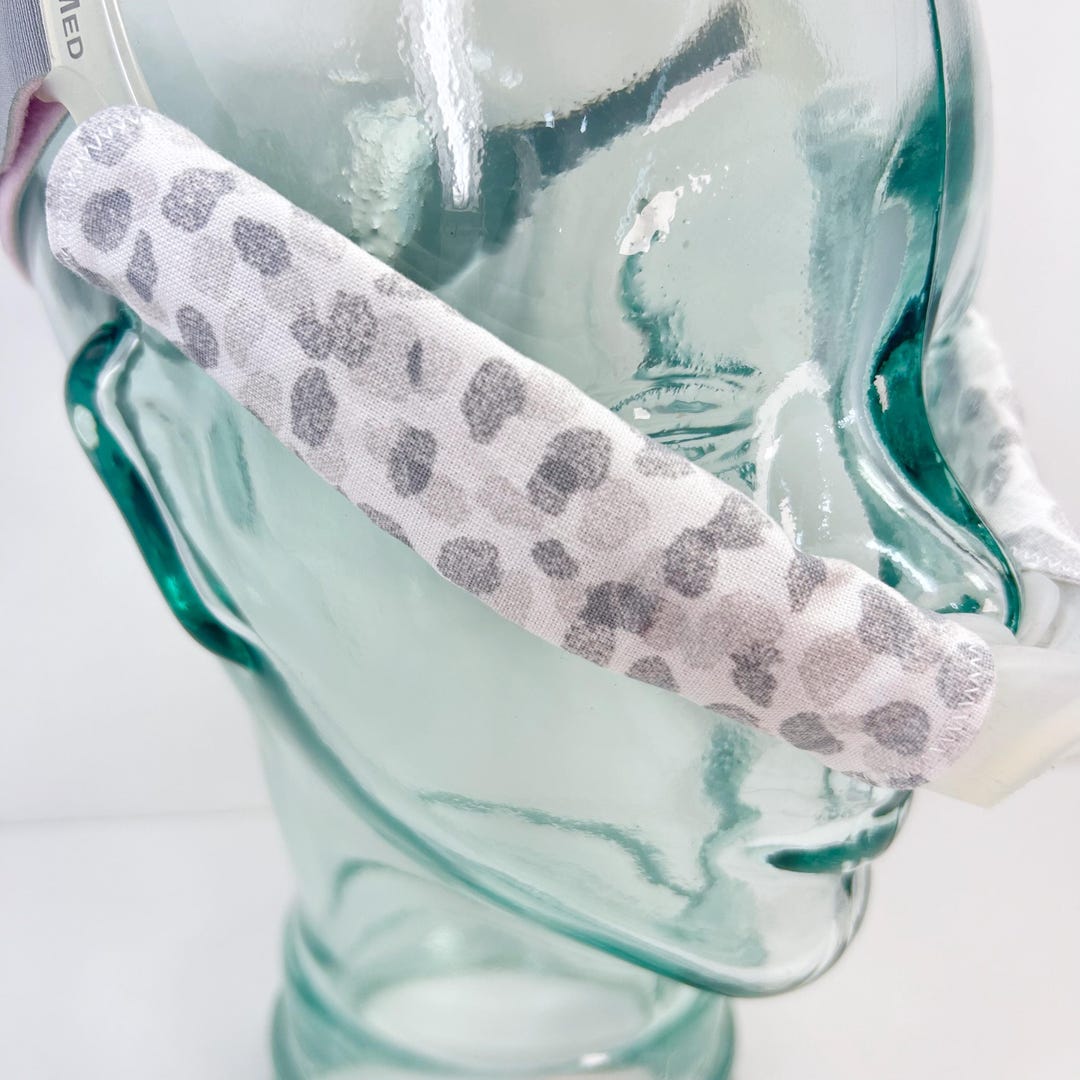 100% ORGANIC Cotton CPAP Cheek Strap Covers, Line Reducing Face Mask ...