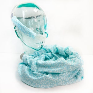 Aqua Scroll, CPAP Hose and Cheek Strap Cover 3pc Set, Tubing Cozy, Apap ...