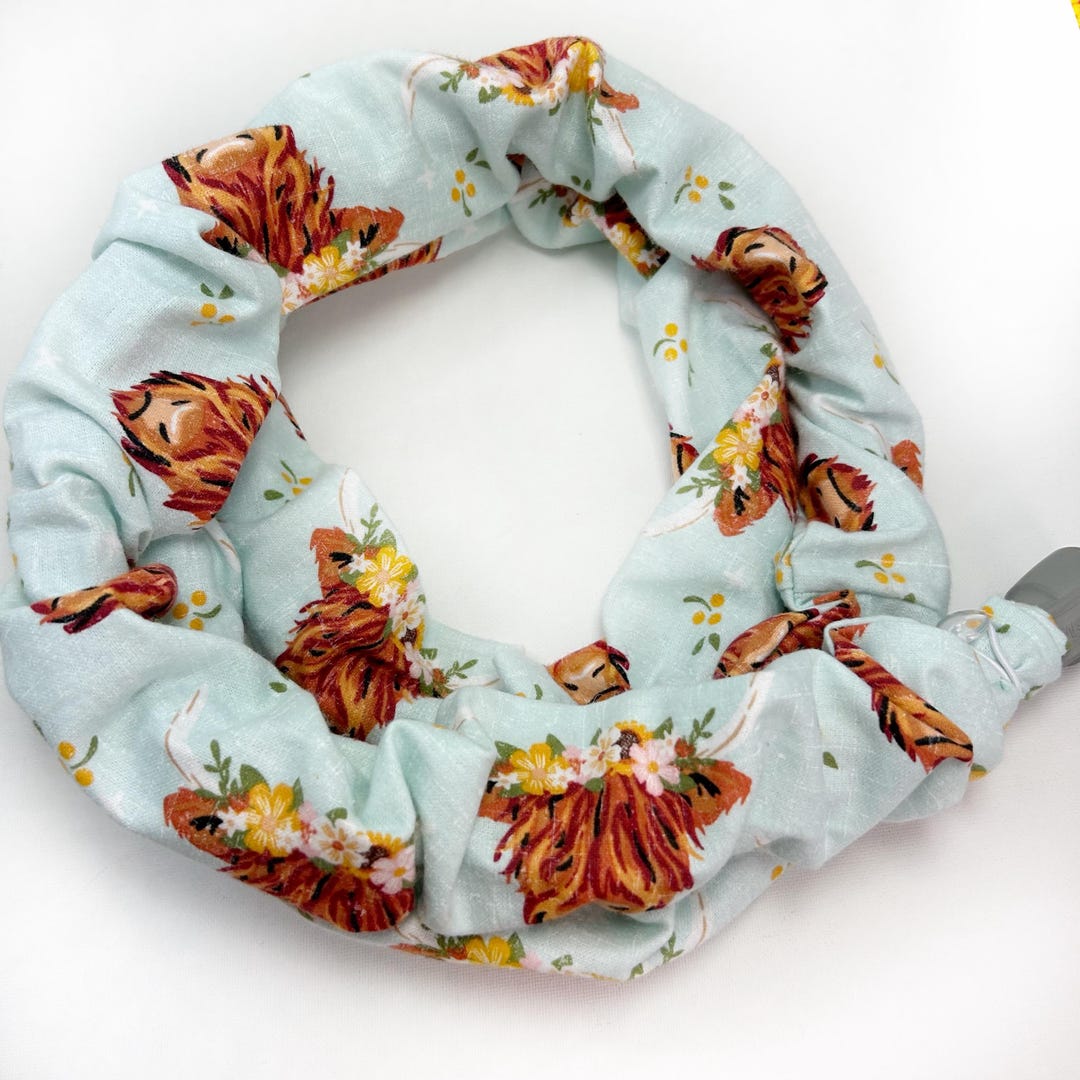 Highland Cow Face, CPAP Hose Cover, BIPAP Tubing Sleeve Wrap, Trach ...