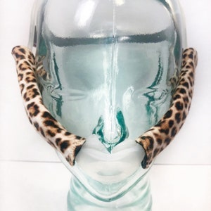 LEOPARD Print Flannel CPAP Cheek Strap Covers, Cheekers, Bipap, Apap ...