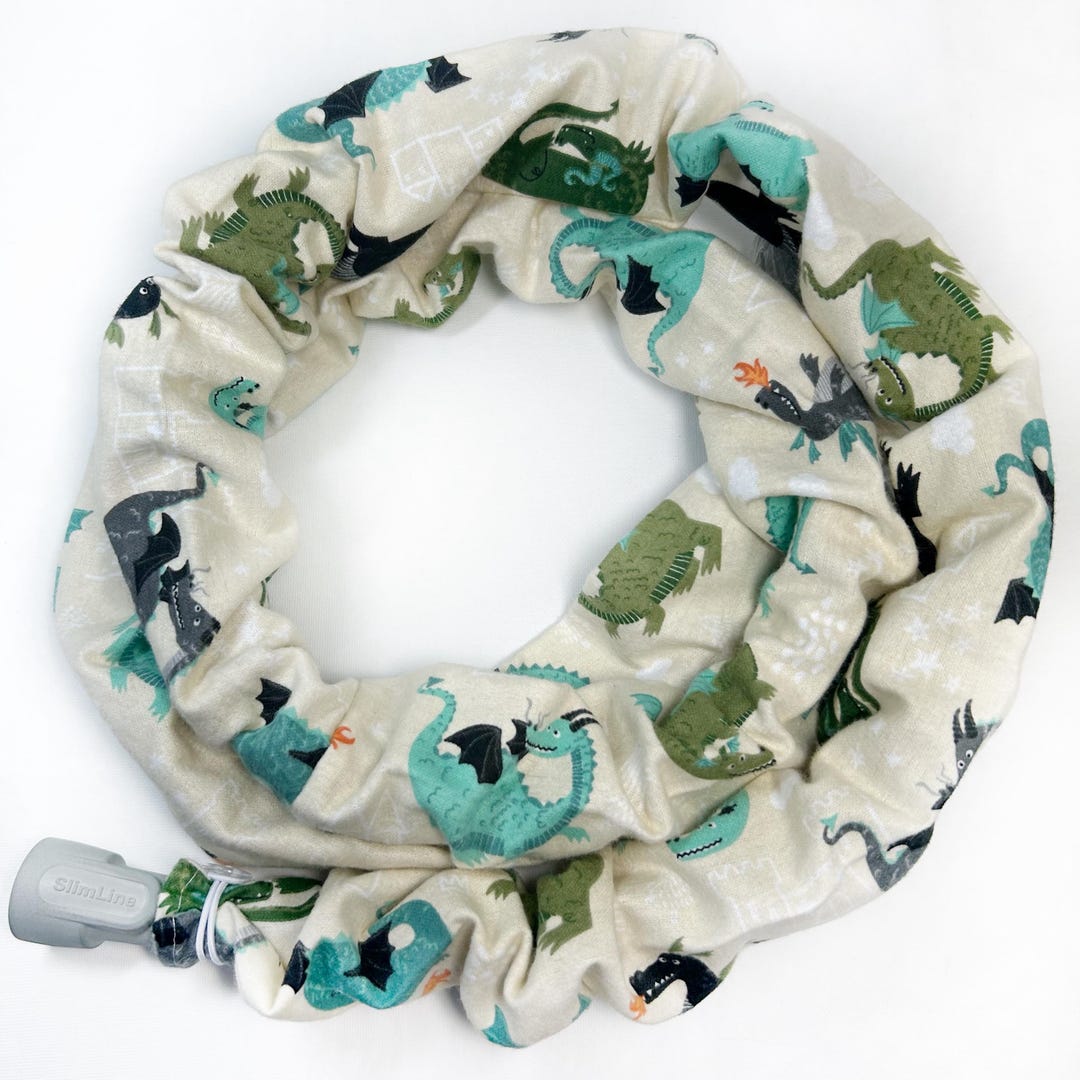 Dragons, CPAP Hose Cover, BIPAP Tubing Sleeve Wrap, Trach Vent Cushion ...