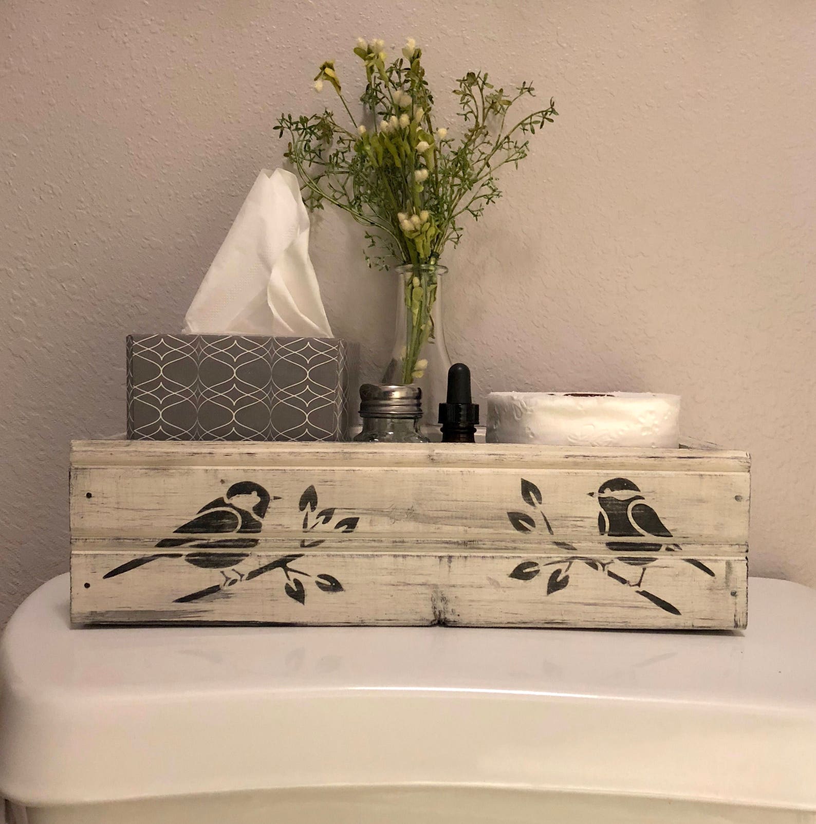 Garden Birds Planter Flower Box Kitchen Storage Farmhouse - Etsy