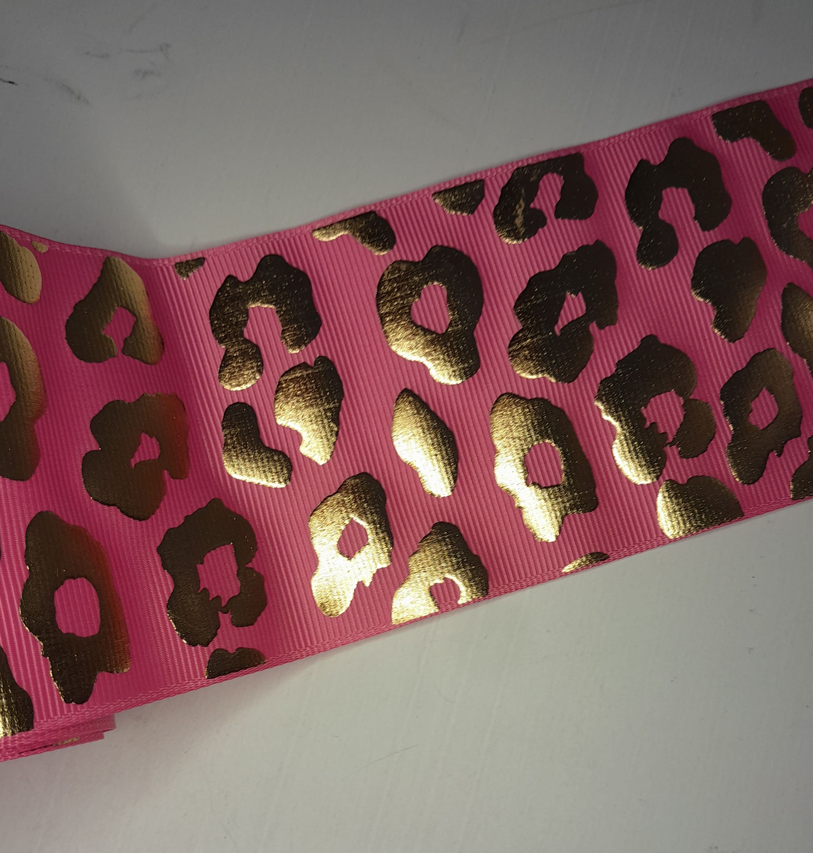 Purple, Pink, Yellow and Blue Leopard Print Ribbons. - Etsy