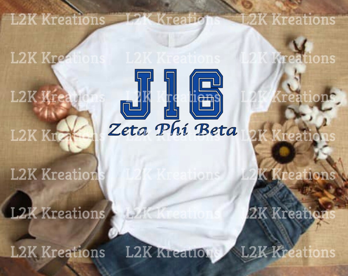 Zeta Phi Beta J16 - Etsy