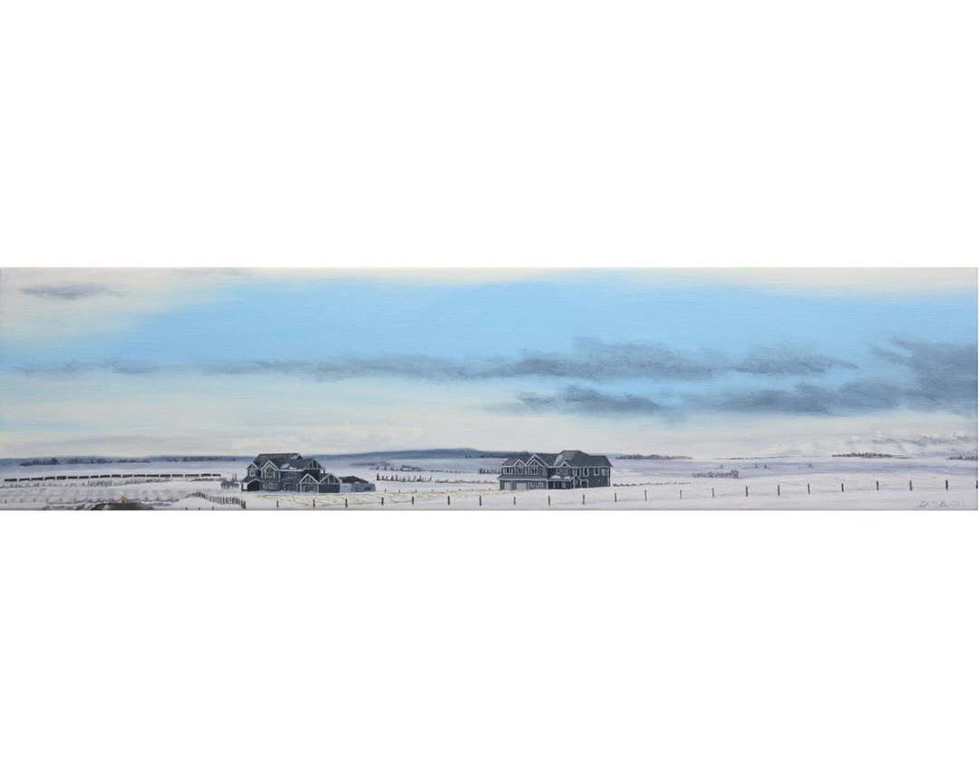 Near Calgary Alberta, Original Landscape, Calgary Alberta, Winter ...
