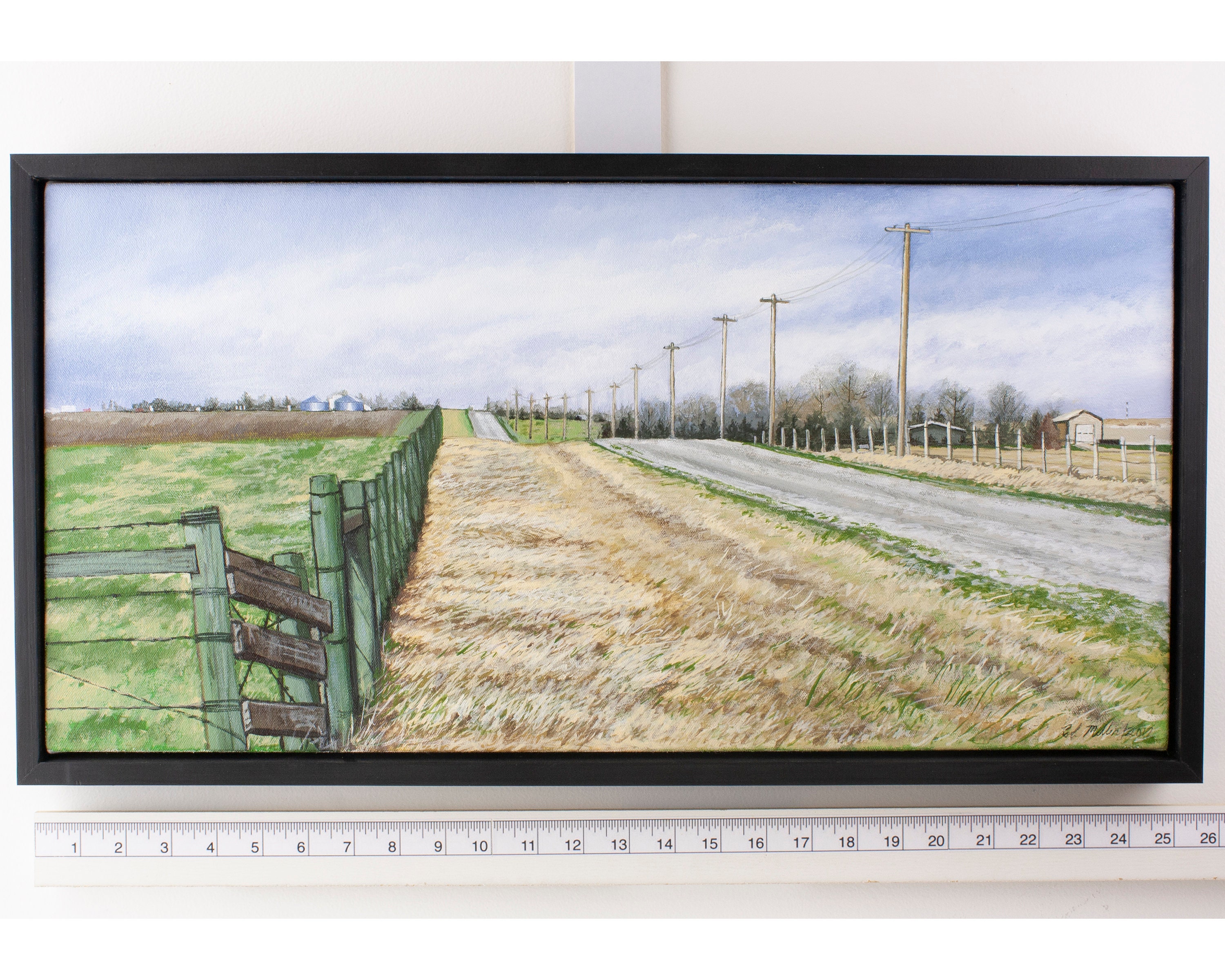 Prairie landscape by artist Rob Miller Acrylic on Canvas 12 | Etsy