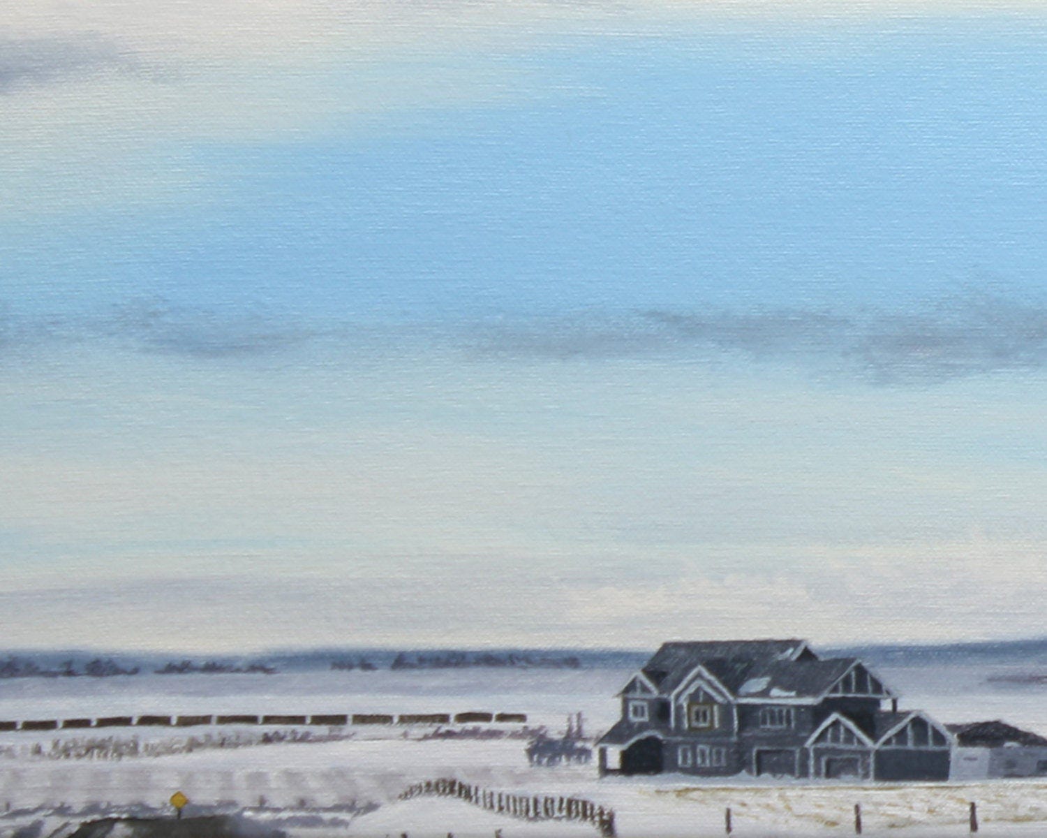 Near Calgary Alberta, Original Landscape, Calgary Alberta, Winter ...