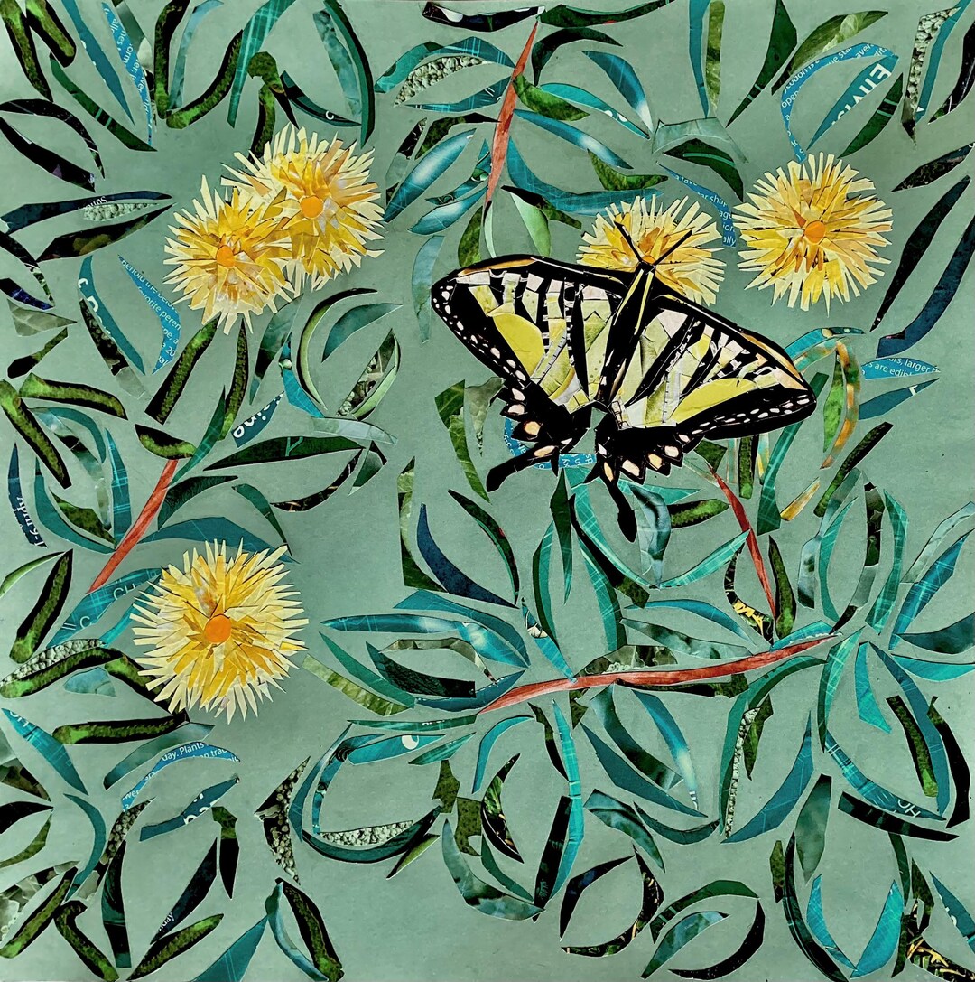Dandelion Tiger Swallowtail (POSTER PRINTS) - Etsy