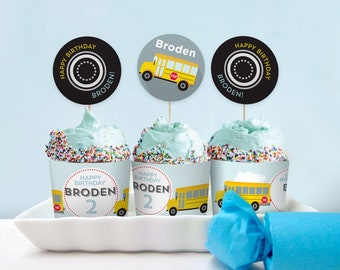 Kid's School Bus Birthday Party, Wheels on the Bus, Magic School Bus ...