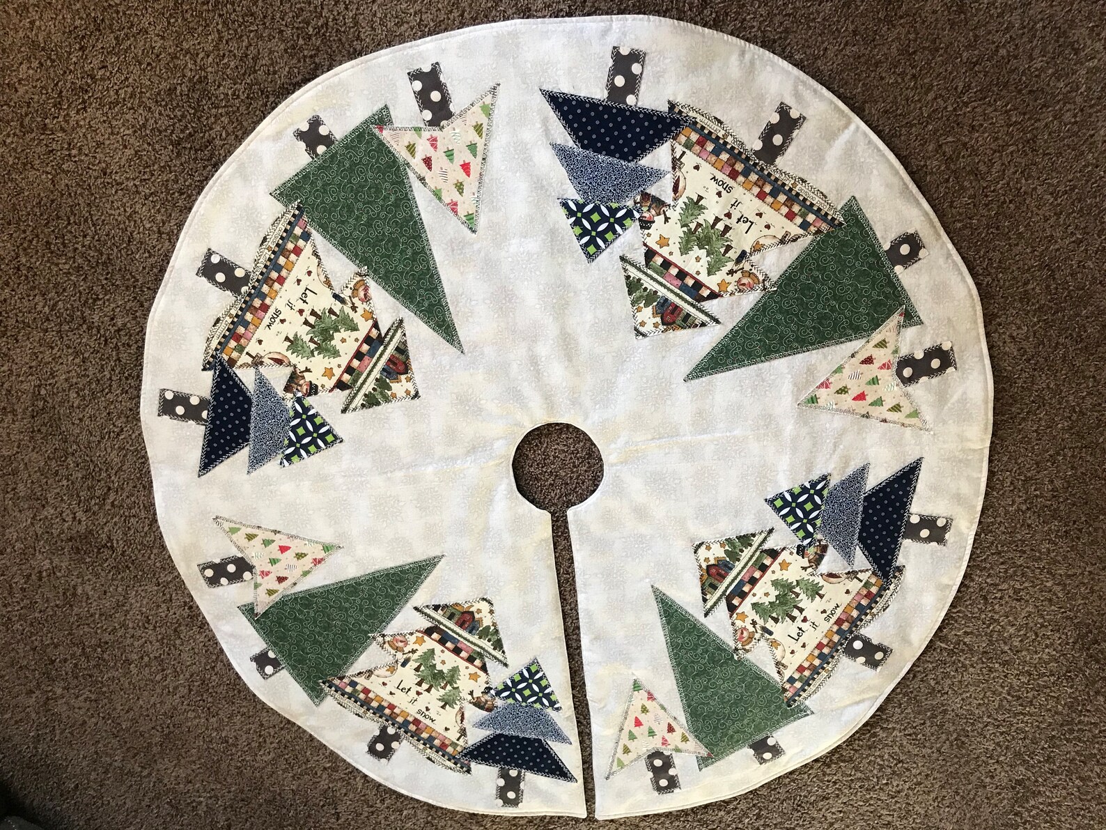 Custom Designed Christmas Tree Skirt, Custom Tree Skirt, Unique Gift ...