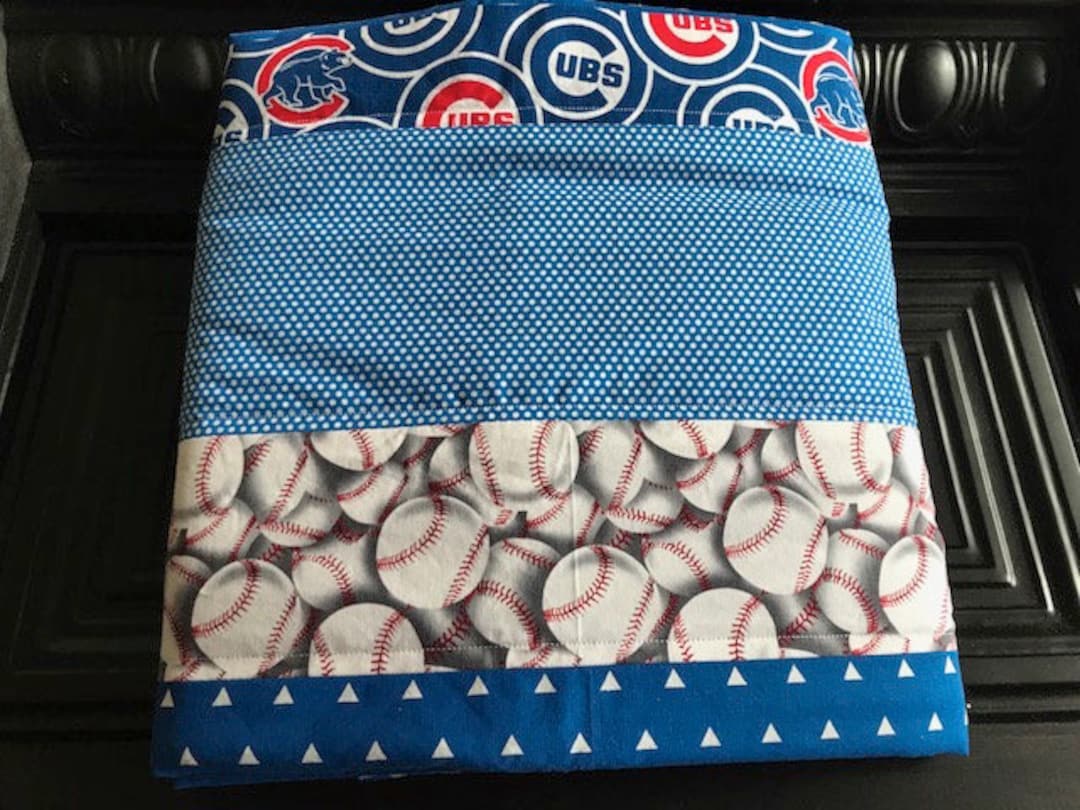 Chicago Cubs Nursery Quilt--baseball Nursery, Sports Nursery, Unique ...