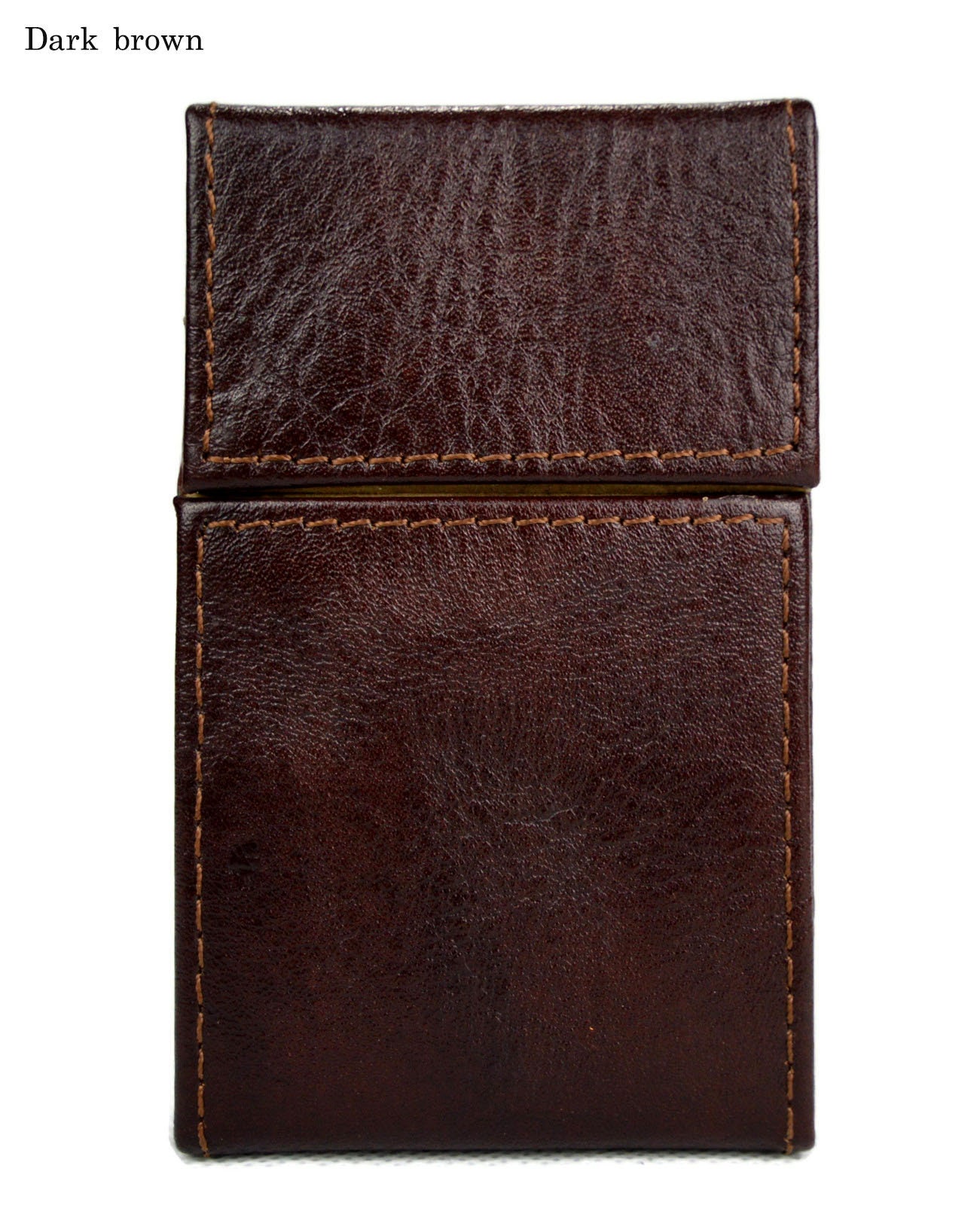 Cigarette Case Leather Cigarette Box Cigarette Dispenser Card Holder ...