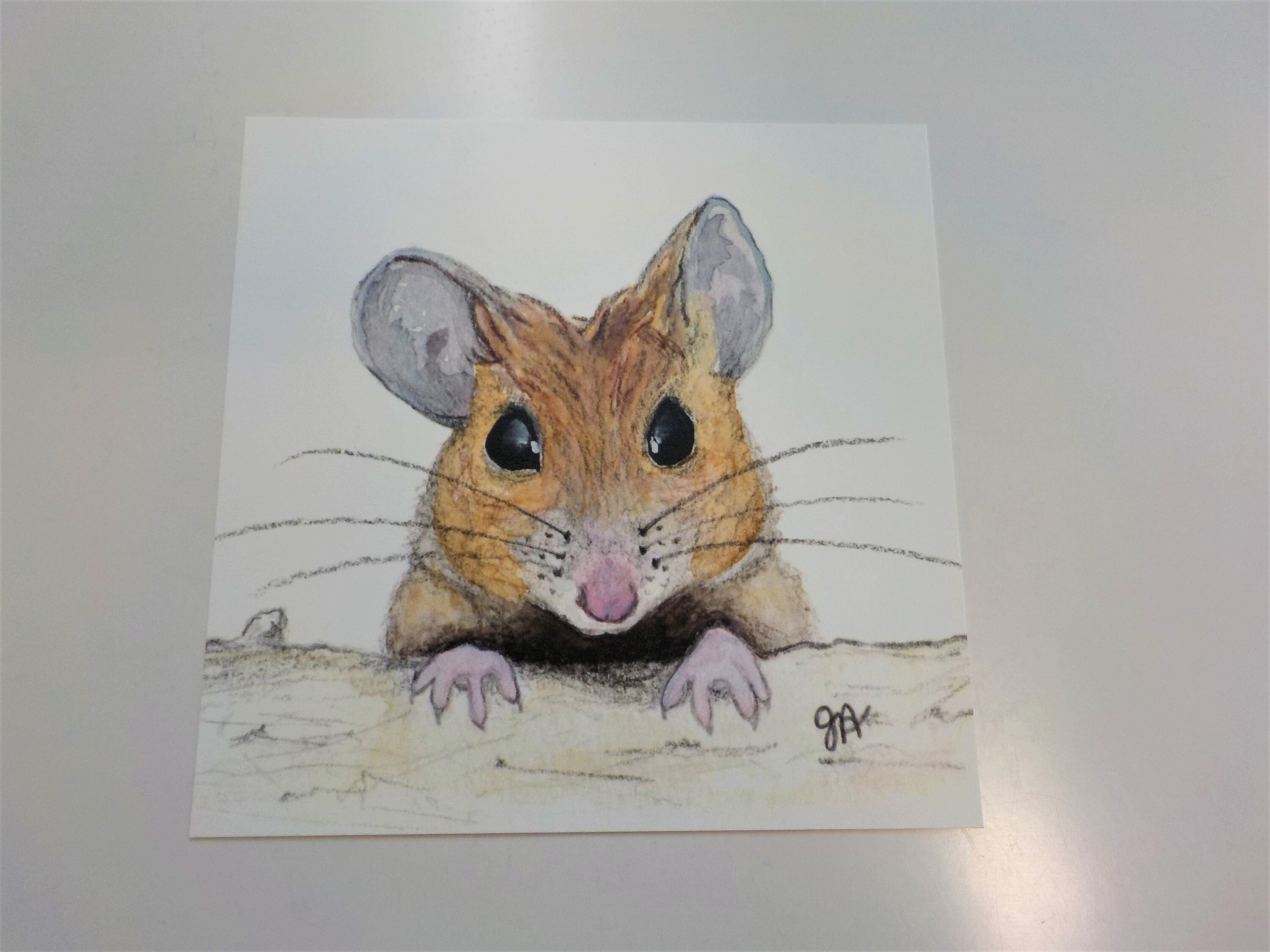 Mouse Watercolor Art Print, Mouse Art, Watercolor Art, Print ...