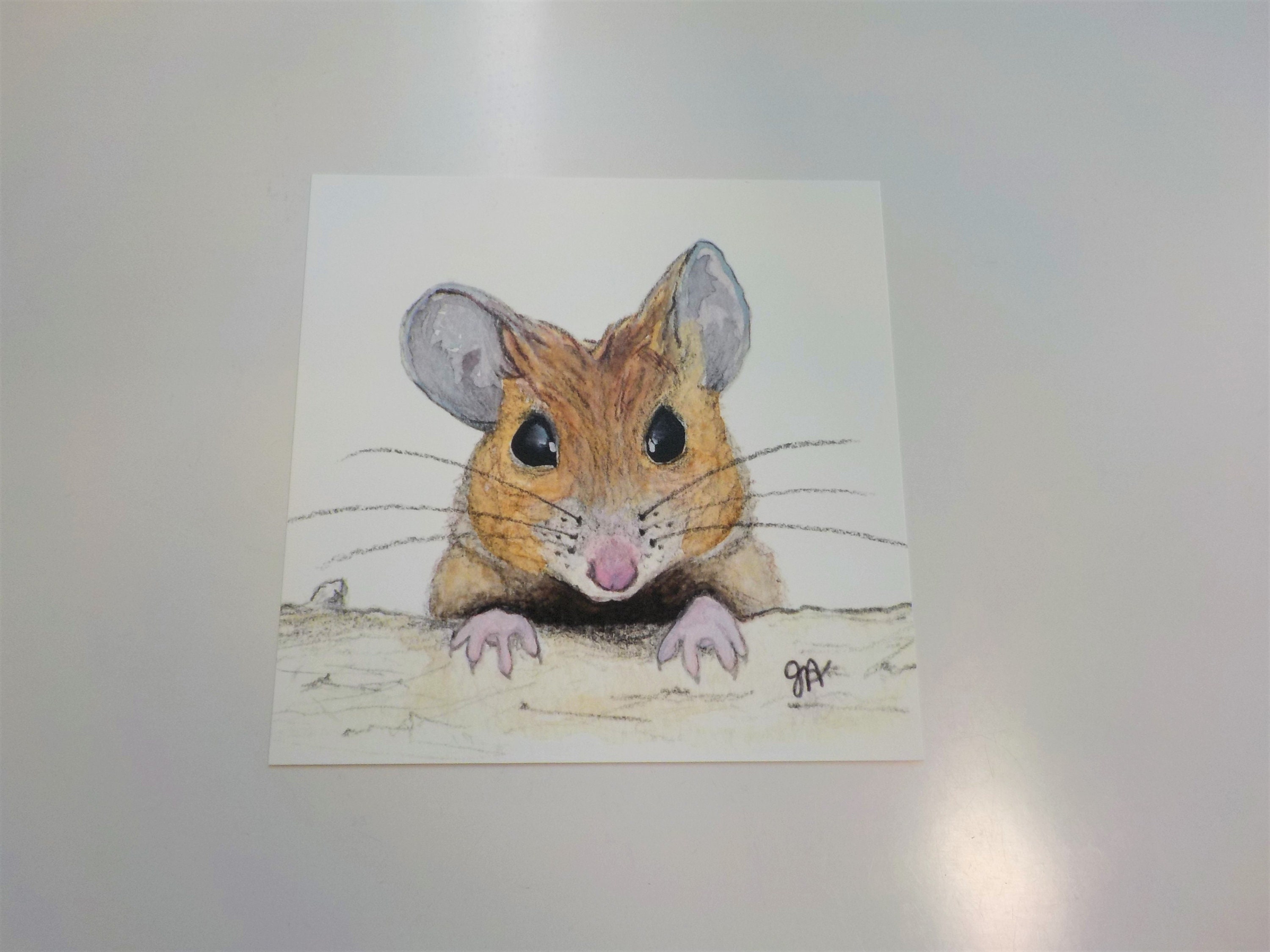 Mouse Watercolor Art Print, Mouse Art, Watercolor Art, Print ...