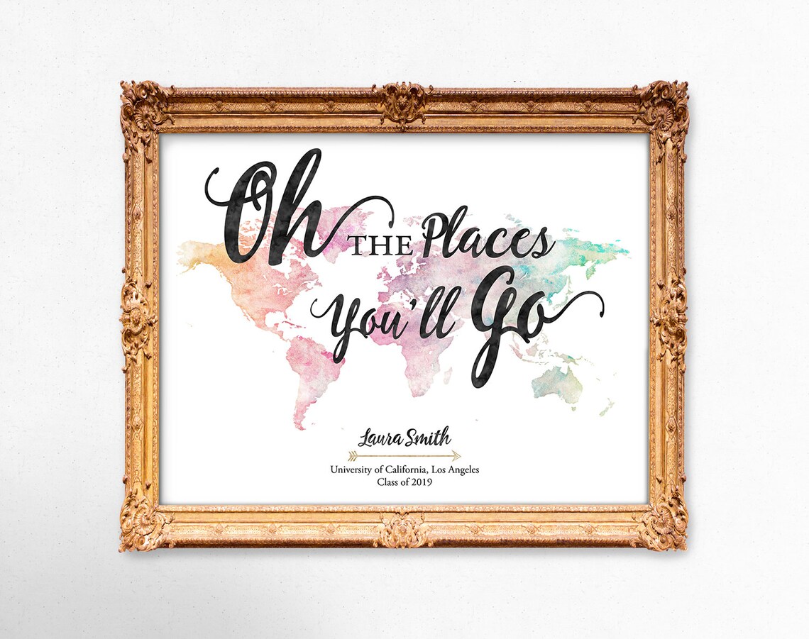 Custom Graduation Gift Graduation Quote Grad Gift for Him - Etsy