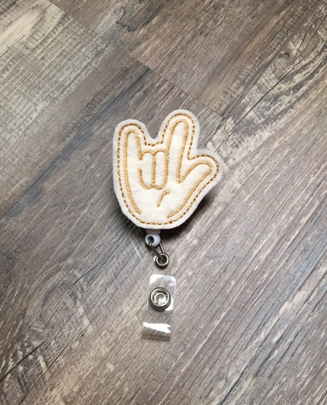 American Sign Language I Love You Badge Reel, Love Badge Reel, Asl ...