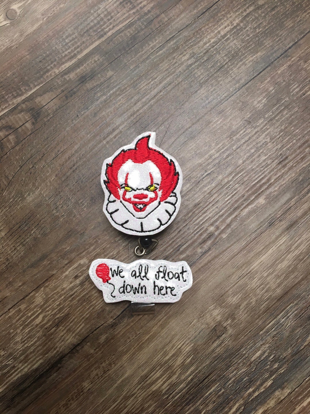 Clown Badge Reel, Halloween Badge Reel, Halloween Clown Badge Reel ...