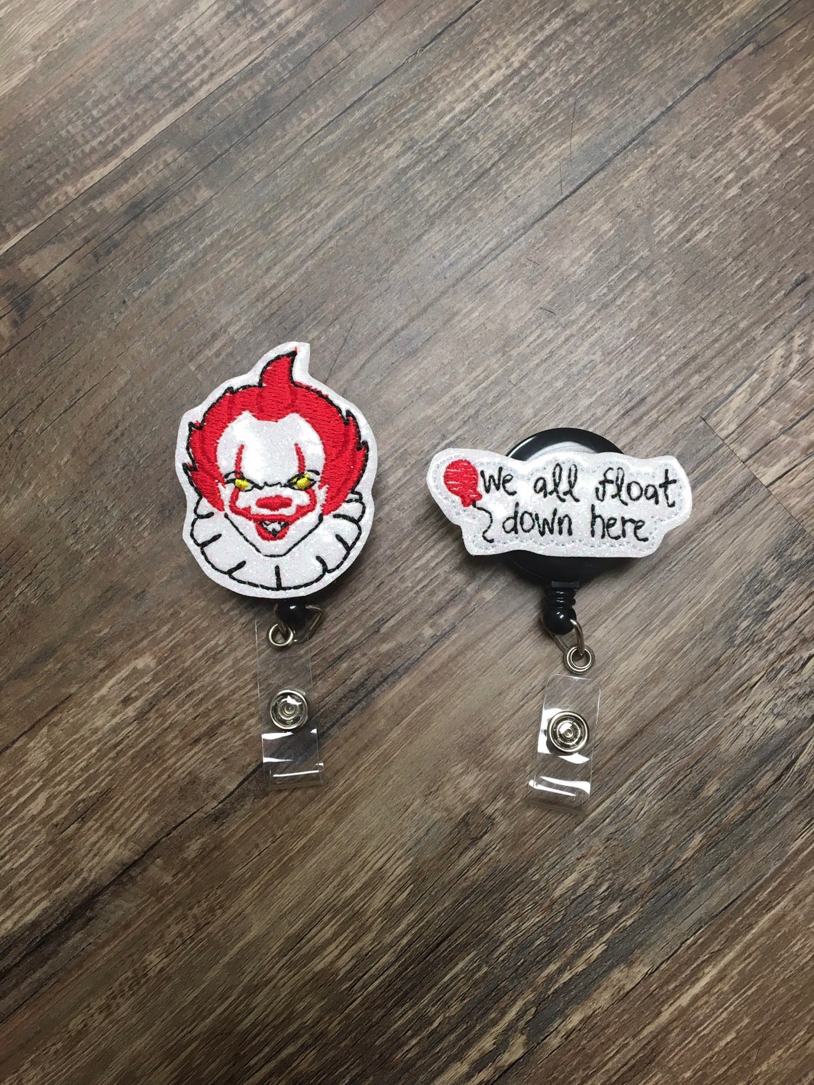 Clown Badge Reel, Halloween Badge Reel, Halloween Clown Badge Reel ...
