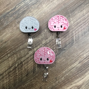 Brain Badge Reel, Neuro Nurse Badge Reel, Neurology Badge Reel ...