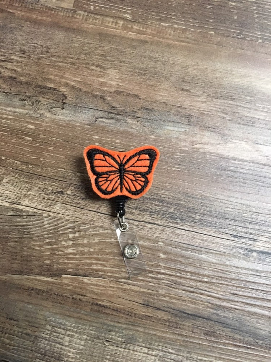 Butterfly Badge Reel, Monarch Butterfly Badge Reel, Cute Badge Reel ...
