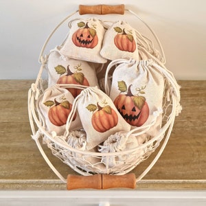 Pumpkin Gift Bags, Halloween Party Bags, Thanksgiving Decoration Candy ...