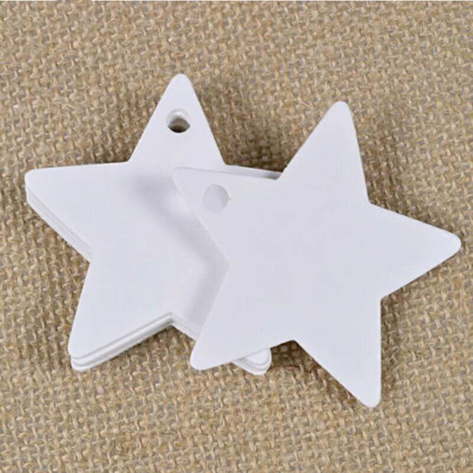 100 CHRISTMAS GIFT TAGS Christmas Tags Star Tags Packaging | Etsy