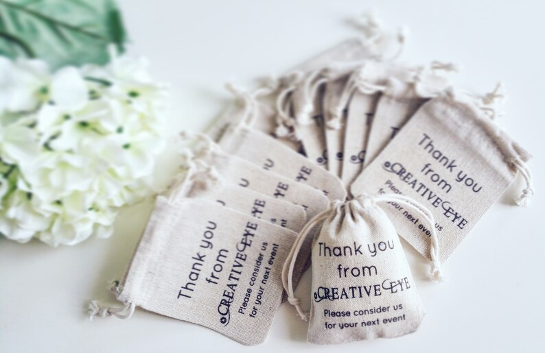 JUTE COTTON BAGS custom coffee bags tea bags logo | Etsy