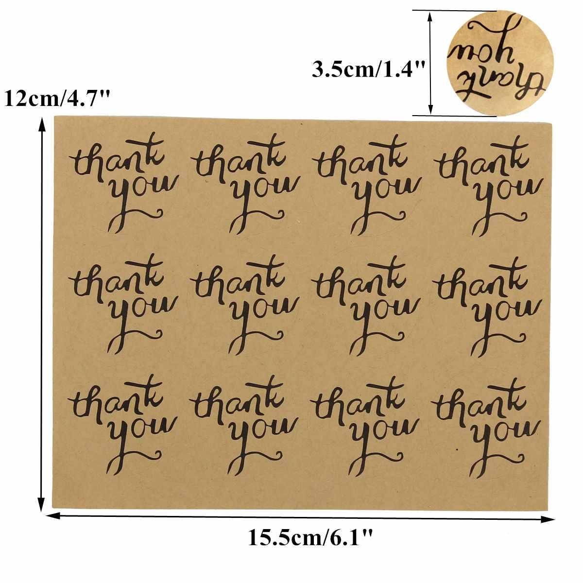 THANK YOU STICKERS 120 pcs 240 pcs hand made stickers | Etsy