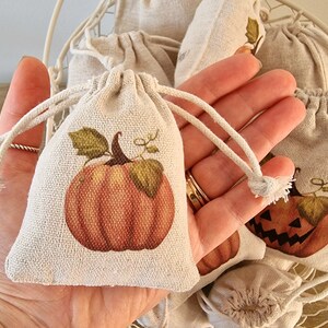 Pumpkin Gift Bags, Halloween Party Bags, Thanksgiving Decoration Candy ...