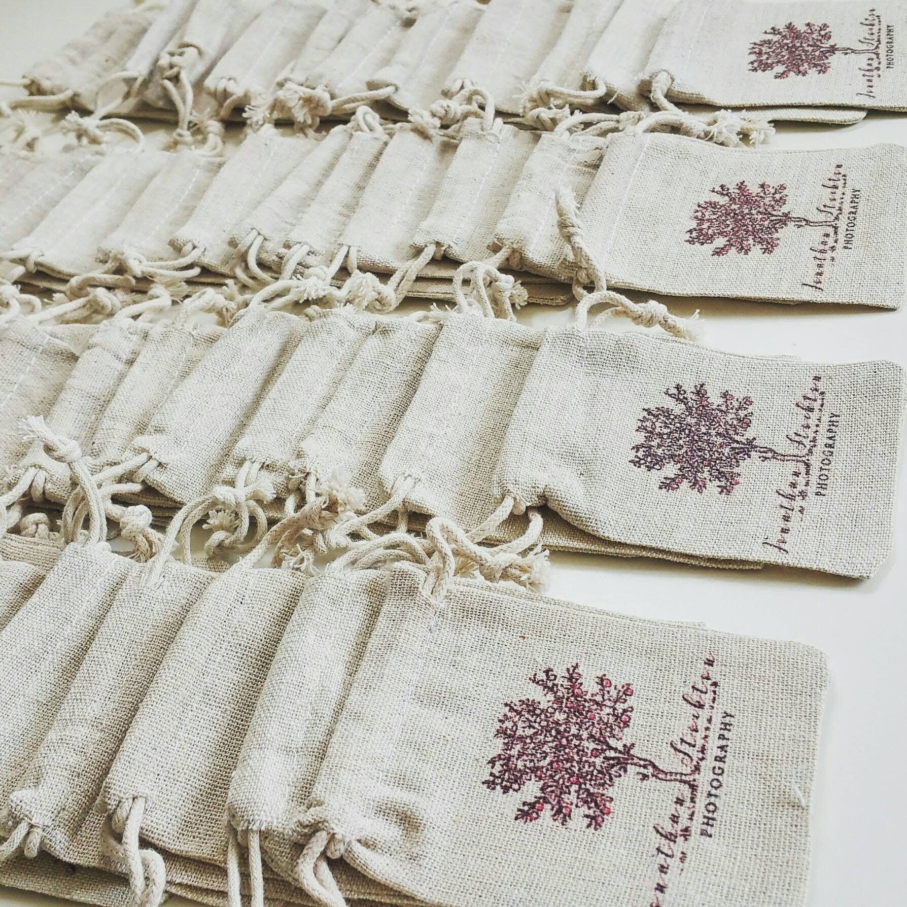 JUTE COTTON BAGS custom coffee bags tea bags logo | Etsy