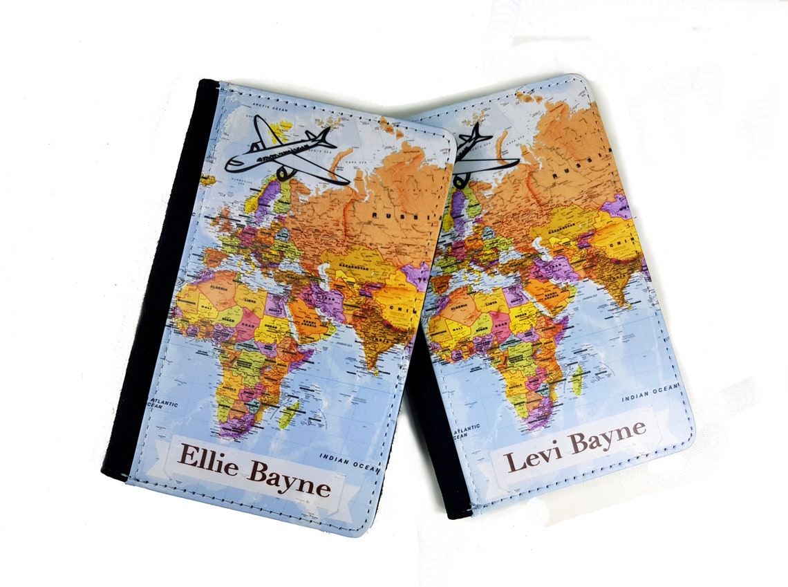 Custom Passport Cover personalized passport holder Travel | Etsy