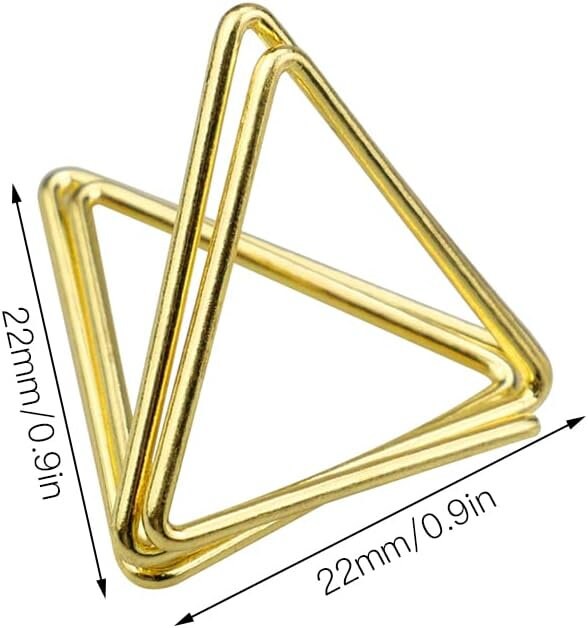 10/20/50 Gold NAME CARD HOLDER, Triangle Holder, Minimalist Wedding ...