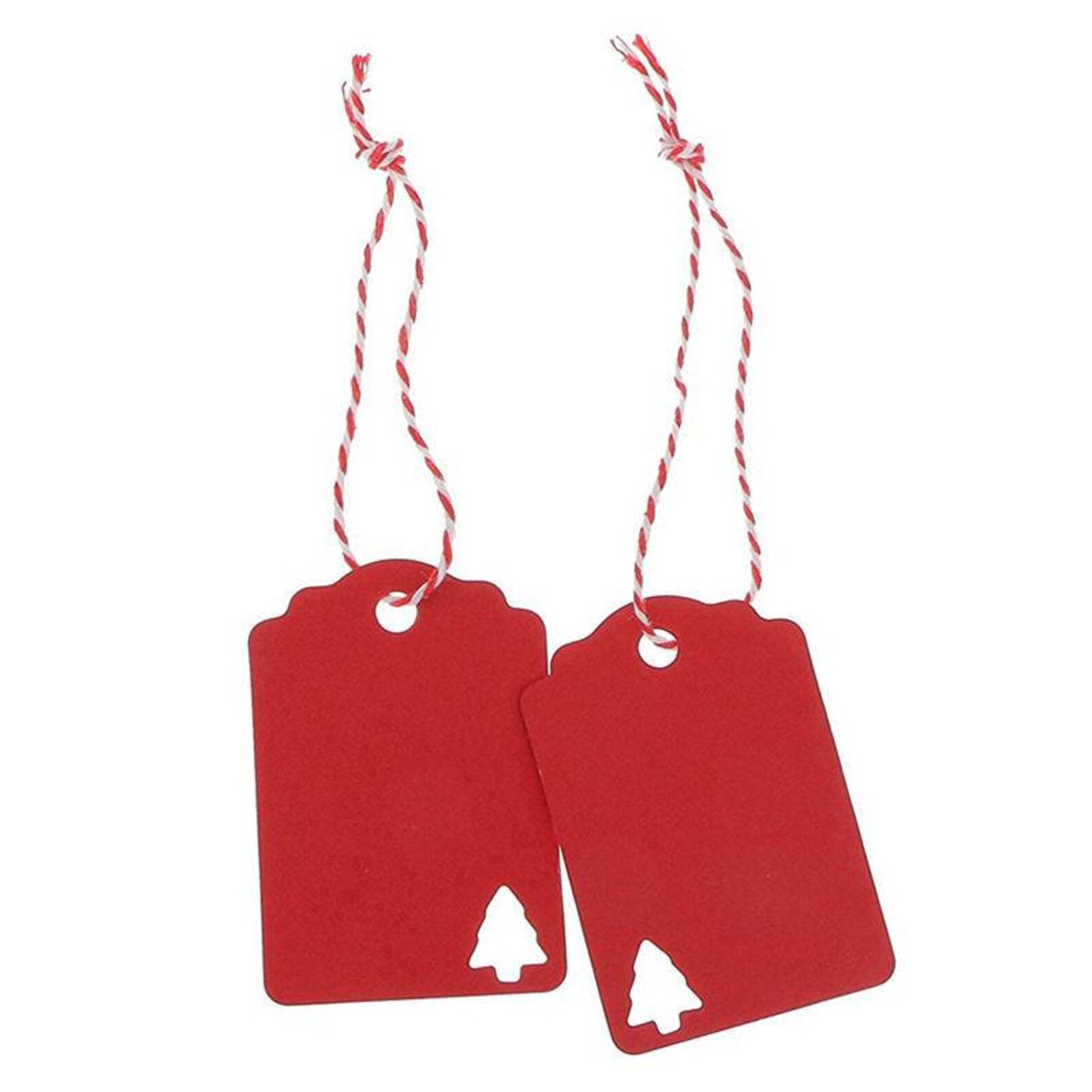 100 CHRISTMAS NAME TAGS Red Christmas Gift Tags Tree Tags - Etsy UK