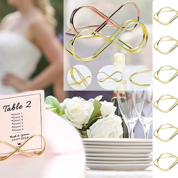 Table Number Holders - Etsy