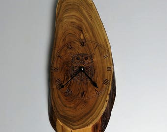 Live Edge Clock - Etsy