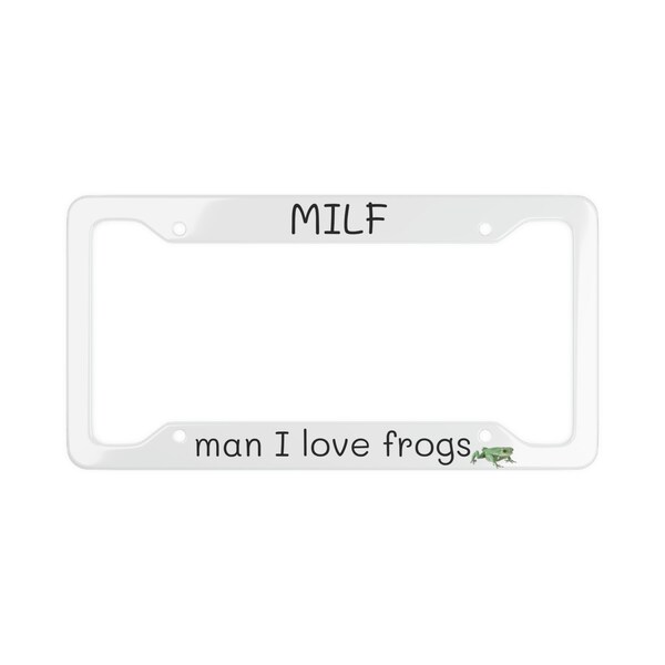 Frog License Plate Frame - Etsy
