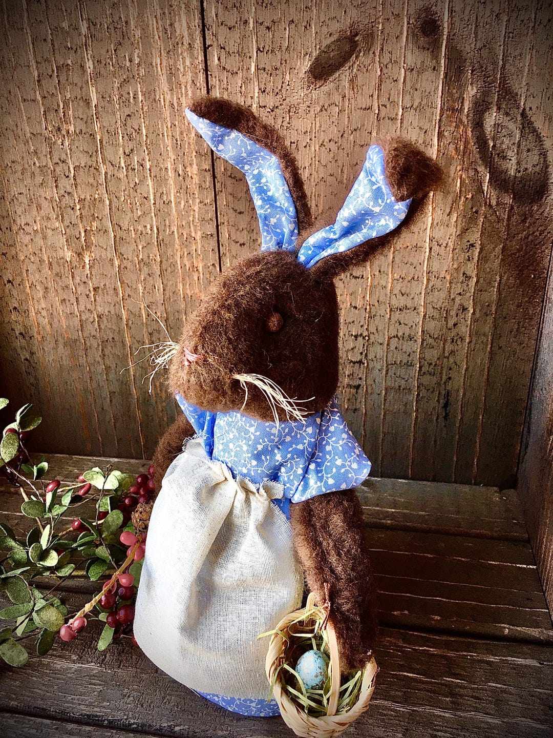 Miss Periwinkle Bunny - Free Shipping - Etsy