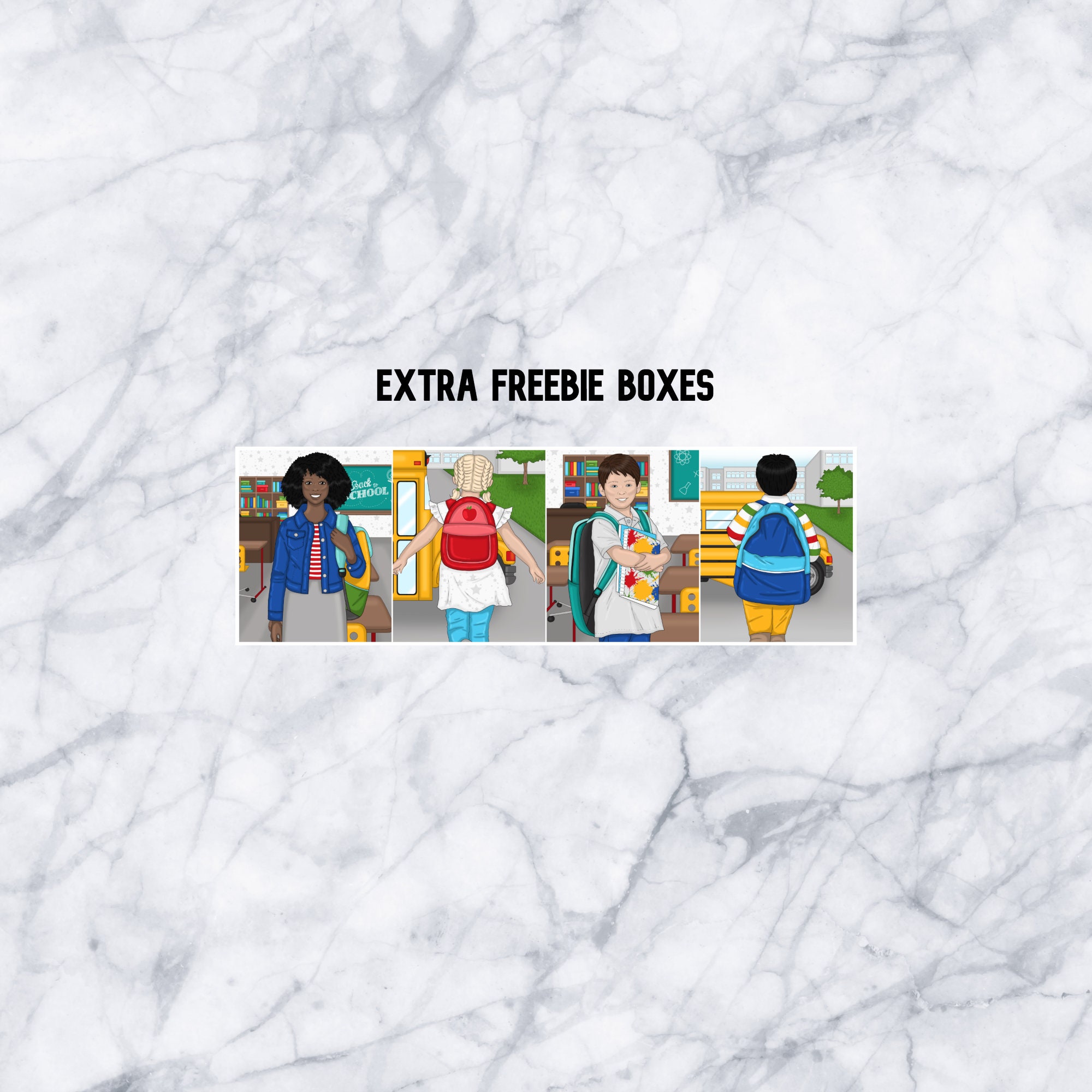 EC DELUXE Kit School Days // Weekly Planner Stickers Kit // Erin ...