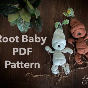 Root Baby Pattern- Baby Mandrake Pattern- Mandragora Pattern and ...