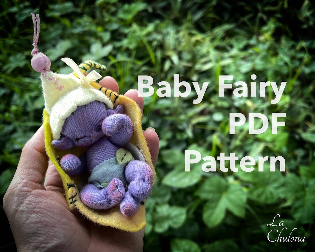 Fairy Doll Sewing Pattern – 4 Inch Baby Doll With Crib (PDF Pattern) - Etsy