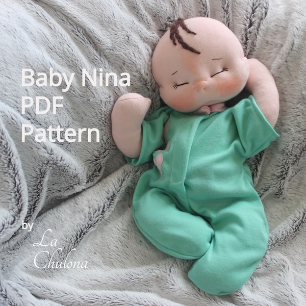 Soft Sculpture Baby Doll Pattern - Etsy